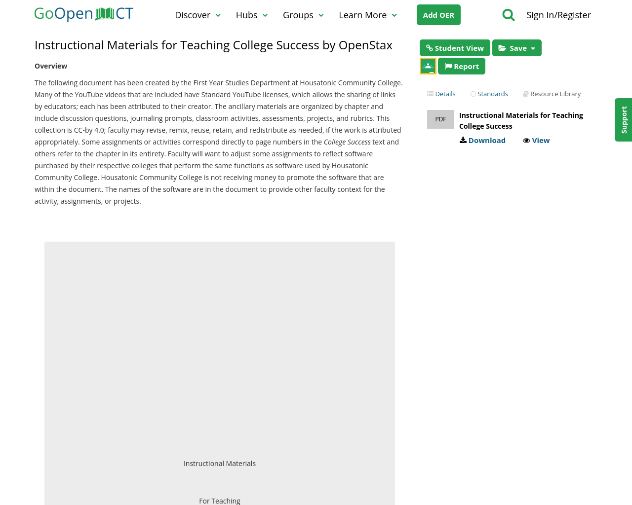 Instructional Materials for Teaching College Success by OpenStax ...