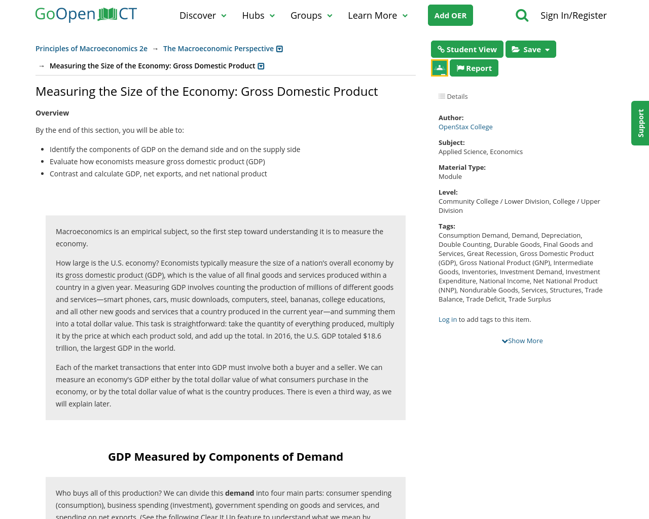 Principles of Macroeconomics 2e, The Macroeconomic Perspective ...